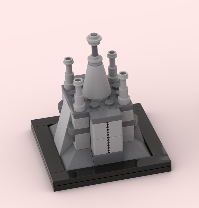 Lego Moc Mini Jedi Temple Version 3 By Hrodas Rebrickable Build
