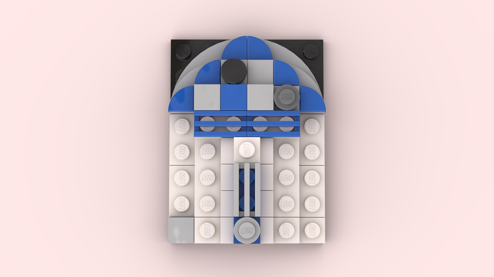 Lego Moc R2d2 Mini Sketch By Hrodas Rebrickable Build With Lego