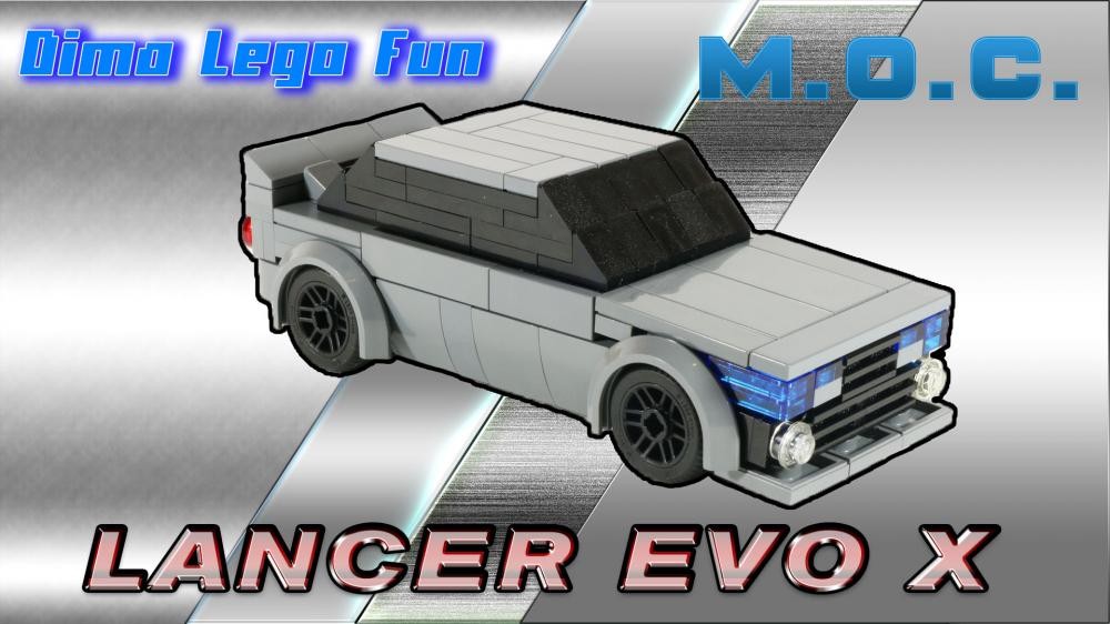 LEGO MOC Mitsubishi Lancer Evo X by Zagdima | Rebrickable - Build with LEGO