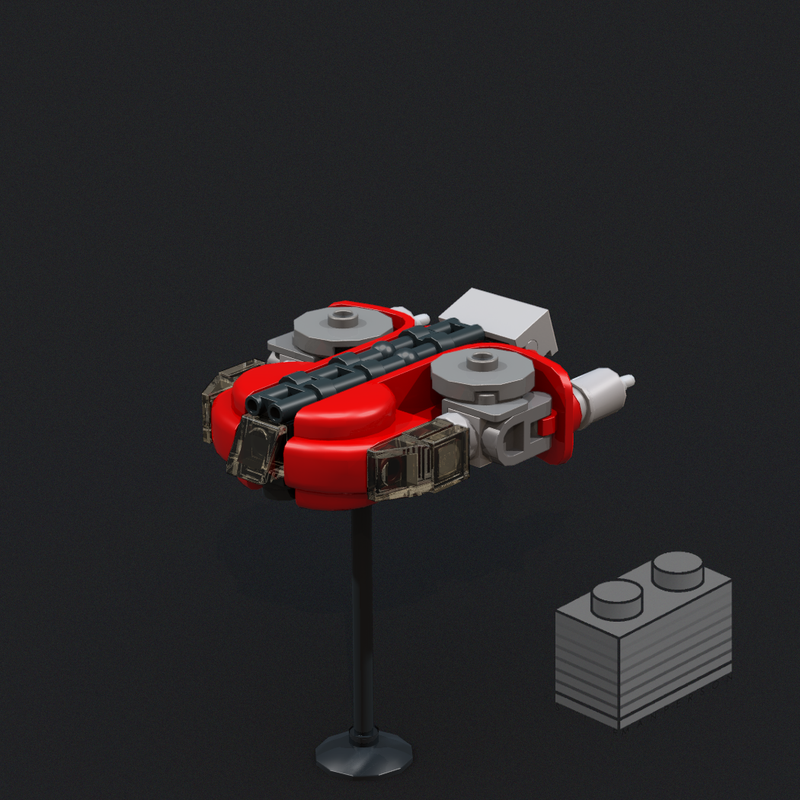 LEGO MOC Spaceship (based on moped part) by SirManperson | Rebrickable ...
