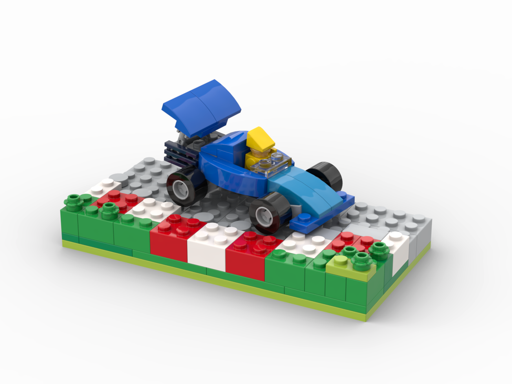 LEGO MOC Cart Racer by BrickBrush | Rebrickable - Build with LEGO