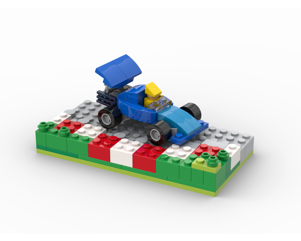 LEGO MOC Cart Racer by BrickBrush | Rebrickable - Build with LEGO