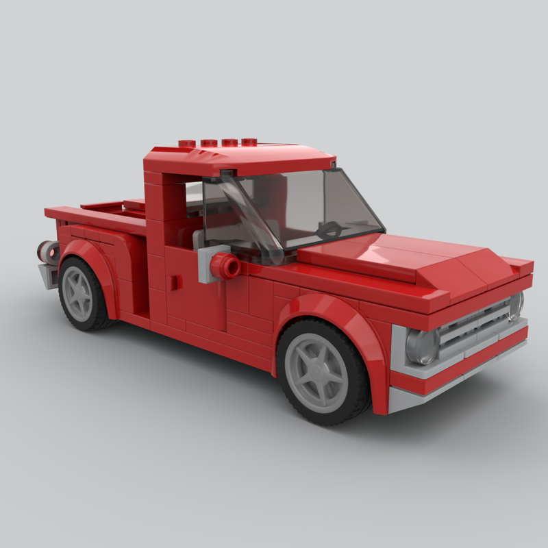 LEGO MOC Chevy C10 stepside by joey_bricks_things | Rebrickable - Build ...