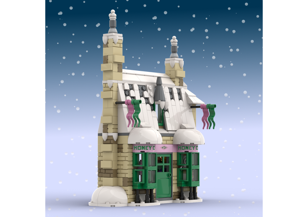 LEGO MOC Honeydukes Sweet Shop - SP001 by ScarletPatronus | Rebrickable - Build with LEGO