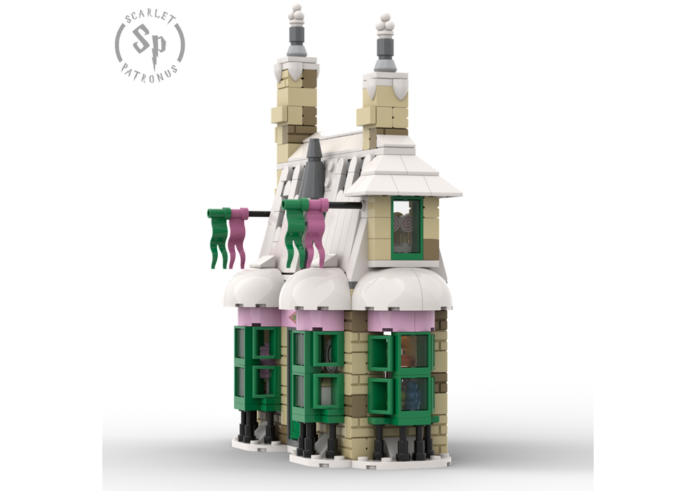LEGO MOC Honeydukes Sweet Shop - SP001 by ScarletPatronus | Rebrickable - Build with LEGO