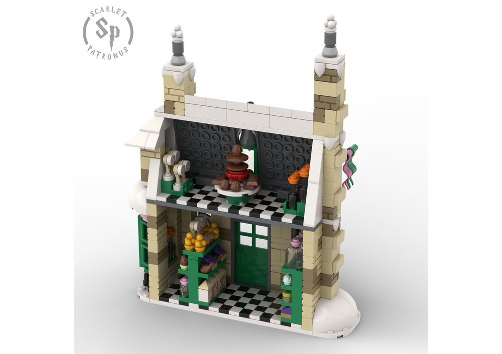 LEGO MOC Honeydukes Sweet Shop - SP001 by ScarletPatronus | Rebrickable - Build with LEGO