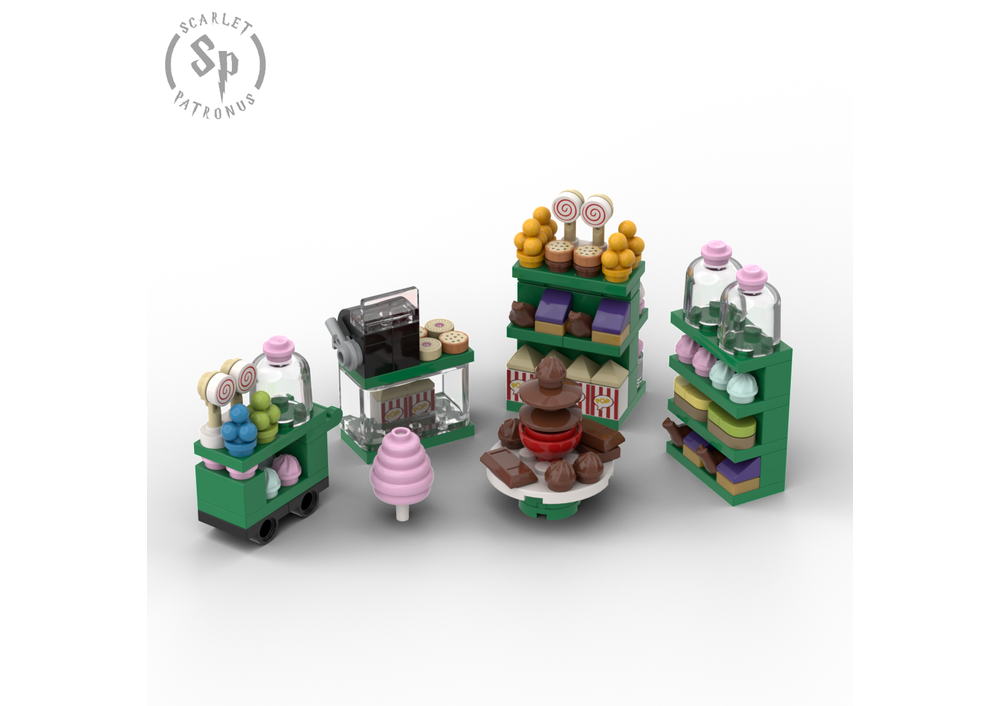 LEGO MOC Honeydukes Sweet Shop - SP001 by ScarletPatronus | Rebrickable ...