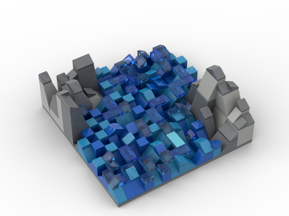 LEGO MOC River Scene by BuildingWithBricksNow | Rebrickable - Build ...