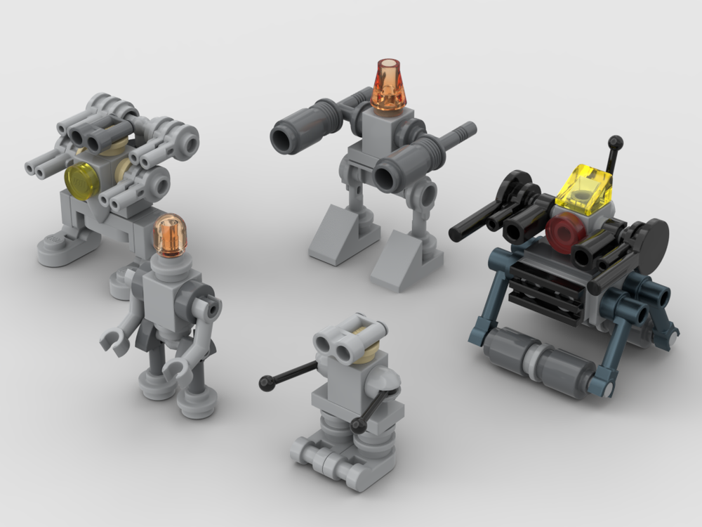 LEGO MOC Microbots by KlintIsztvud | Rebrickable - Build with LEGO