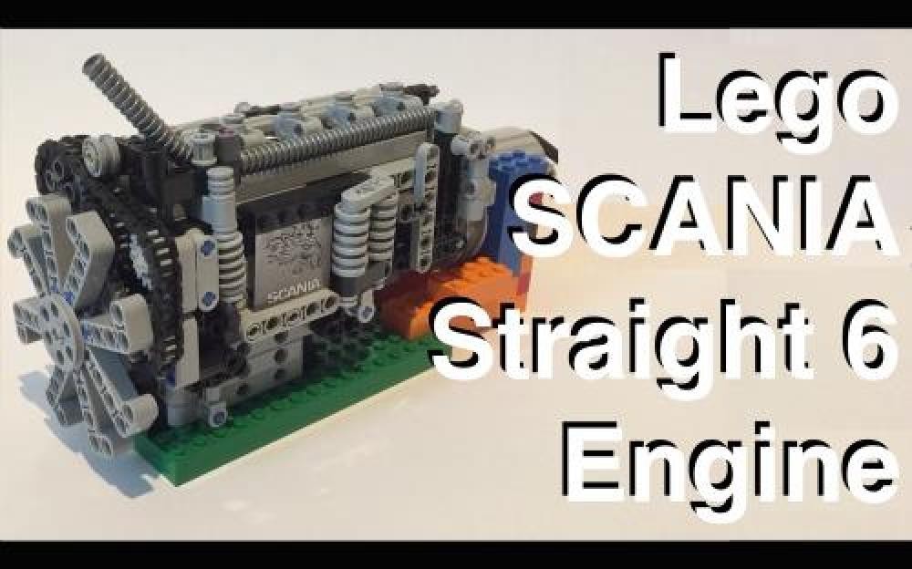LEGO MOC-4666 Scania Straight 6 Engine by ThinkCleverAndSmart ...