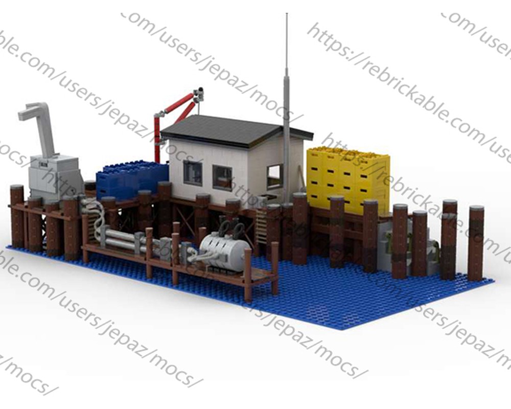 LEGO MOC FishCo Dock MOC by jepaz | Rebrickable - Build with LEGO