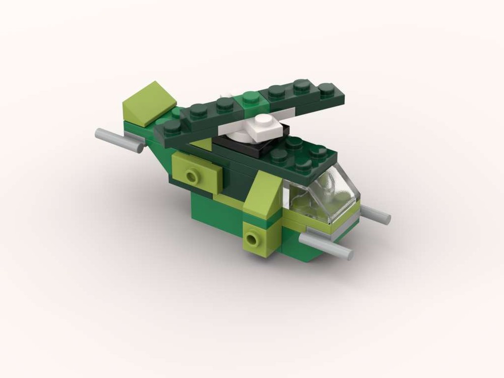 LEGO MOC 11007 - Cargo helicopter by Tavernellos | Rebrickable - Build ...
