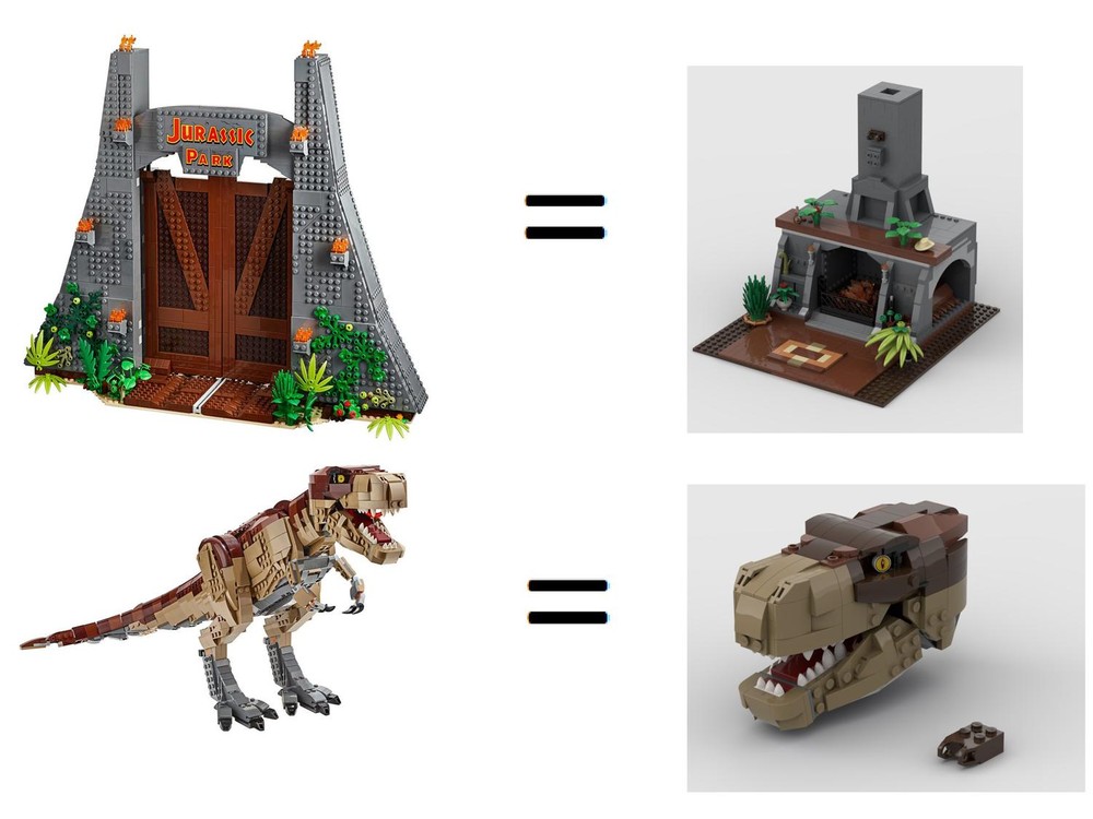 LEGO MOC T-Rex Fireplace by emil_mu | Rebrickable - Build with LEGO