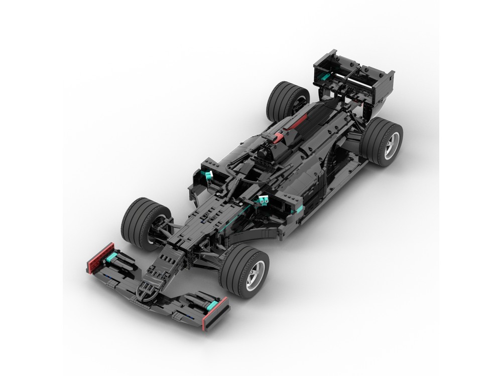LEGO MOC Mercedes F1 W11 1:8 Scale by Lukas2020 | Rebrickable - Build ...