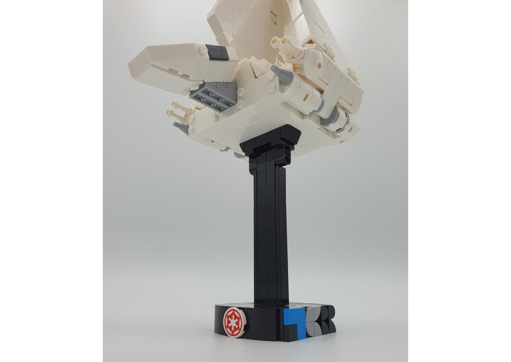 LEGO MOC Mini-Scale Imperial Shuttle with Display Stand by ...