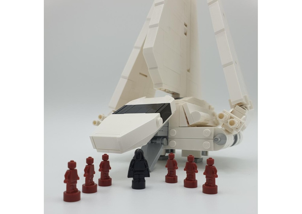 LEGO MOC Mini-Scale Imperial Shuttle with Display Stand by ...