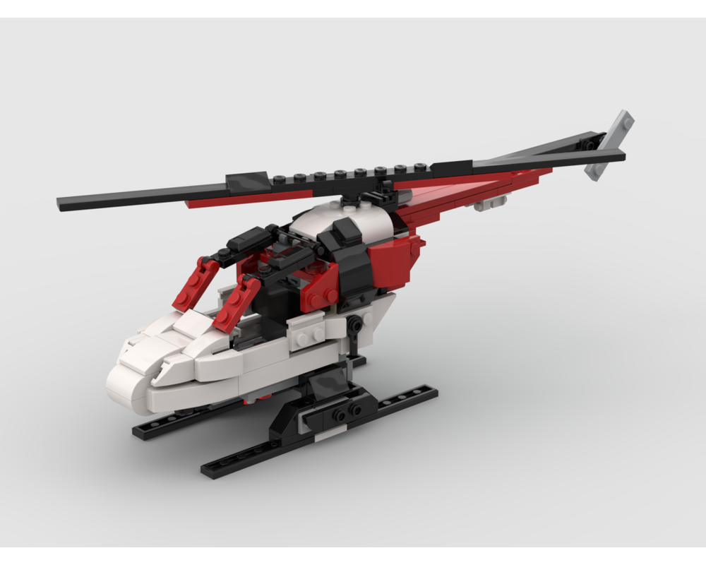 LEGO MOC 76896 - Helicopter by KlintIsztvud | Rebrickable - Build with LEGO