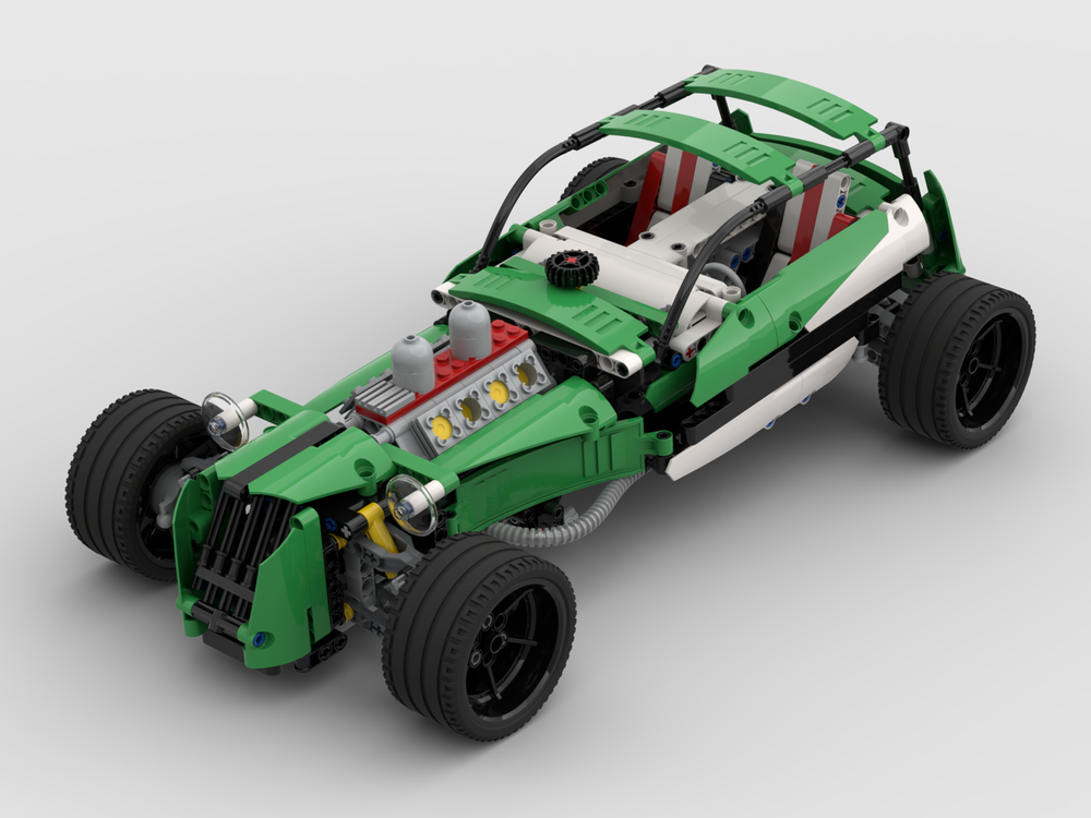 LEGO MOC-46772 Hotrod coupe - alt 42039 by muffinbrick | Rebrickable ...