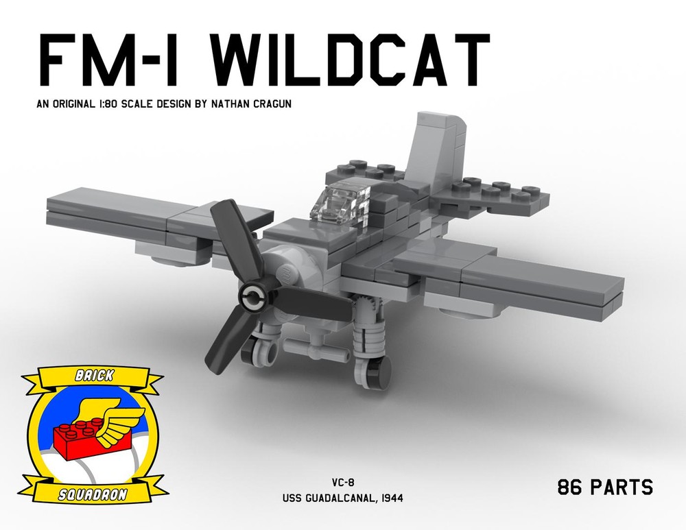 LEGO MOC FM-1 Wildcat by brick_squadron | Rebrickable - Build with LEGO