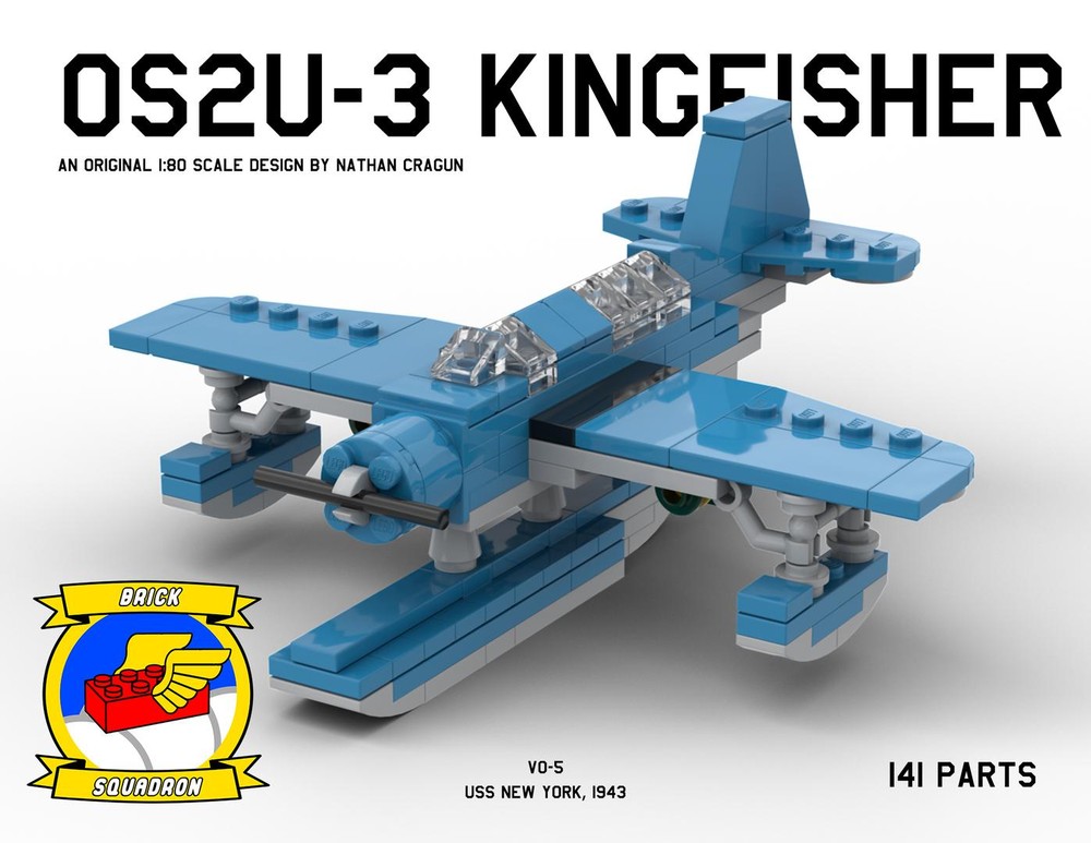 LEGO MOC OS2U-3 Kingfisher by brick_squadron | Rebrickable - Build with ...