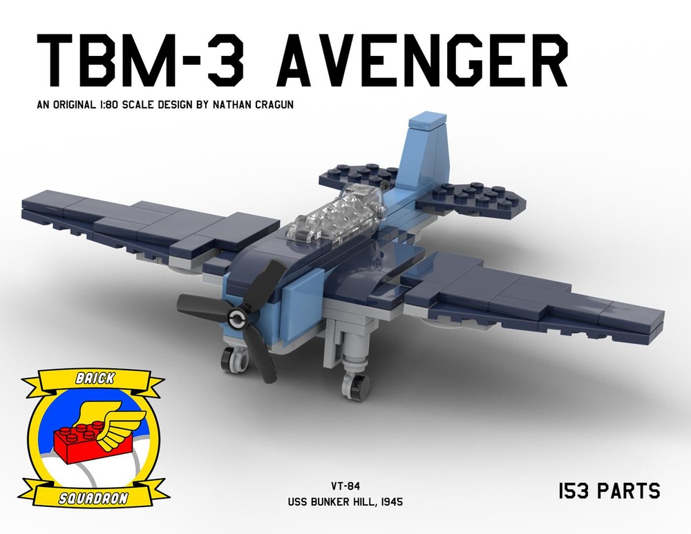 LEGO MOC TBM-3 Avenger by brick_squadron | Rebrickable - Build with LEGO