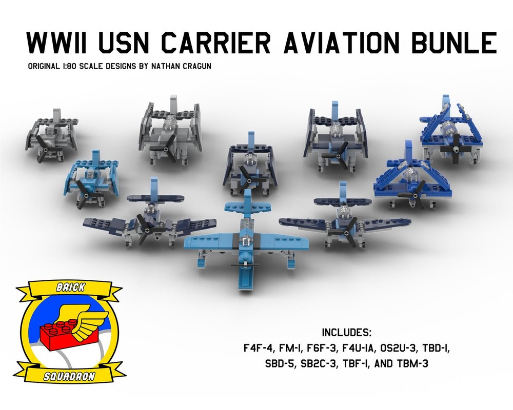 LEGO MOC WWII USN Carrier Aviation Bundle by brick_squadron ...