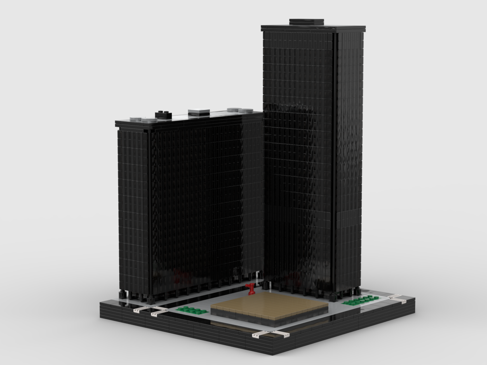 LEGO MOC Chicago Federal Complex at 1/650th Scale by FunnyTacoBunny ...