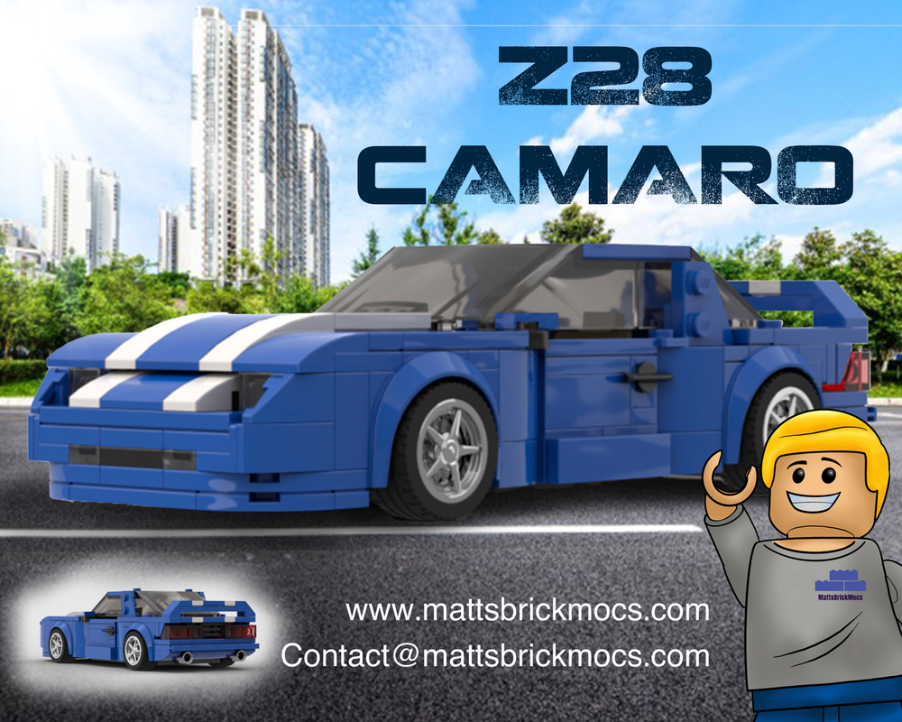 LEGO MOC Z28 CAMARO by Mattsbrickmocs | Rebrickable - Build with LEGO