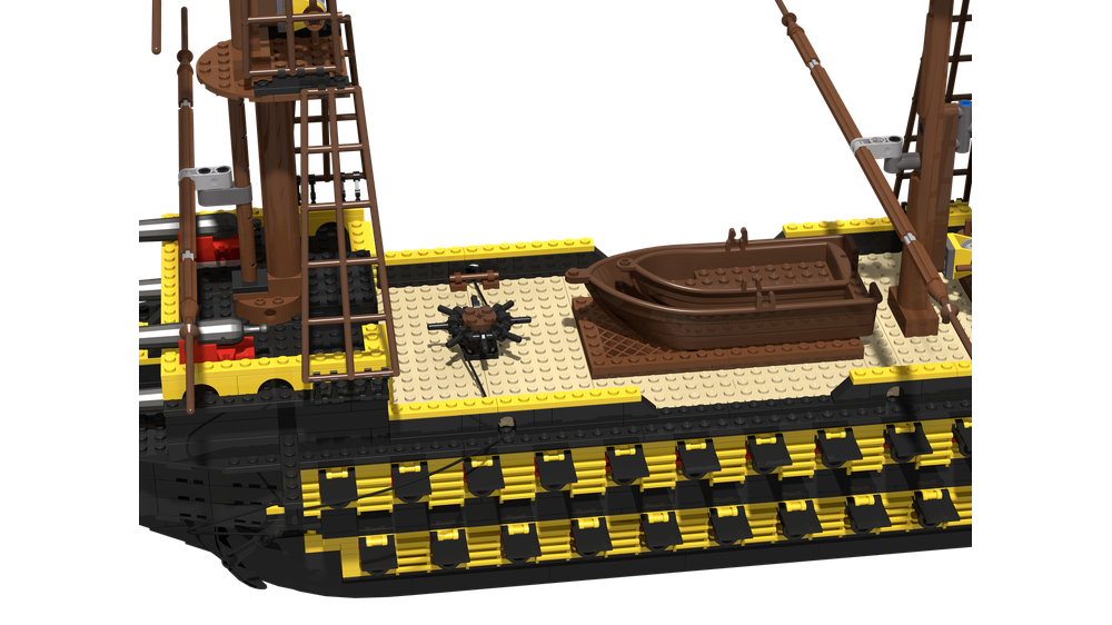 LEGO MOC Ship of the line 3rd rate by LBBDE | Rebrickable - Build with LEGO