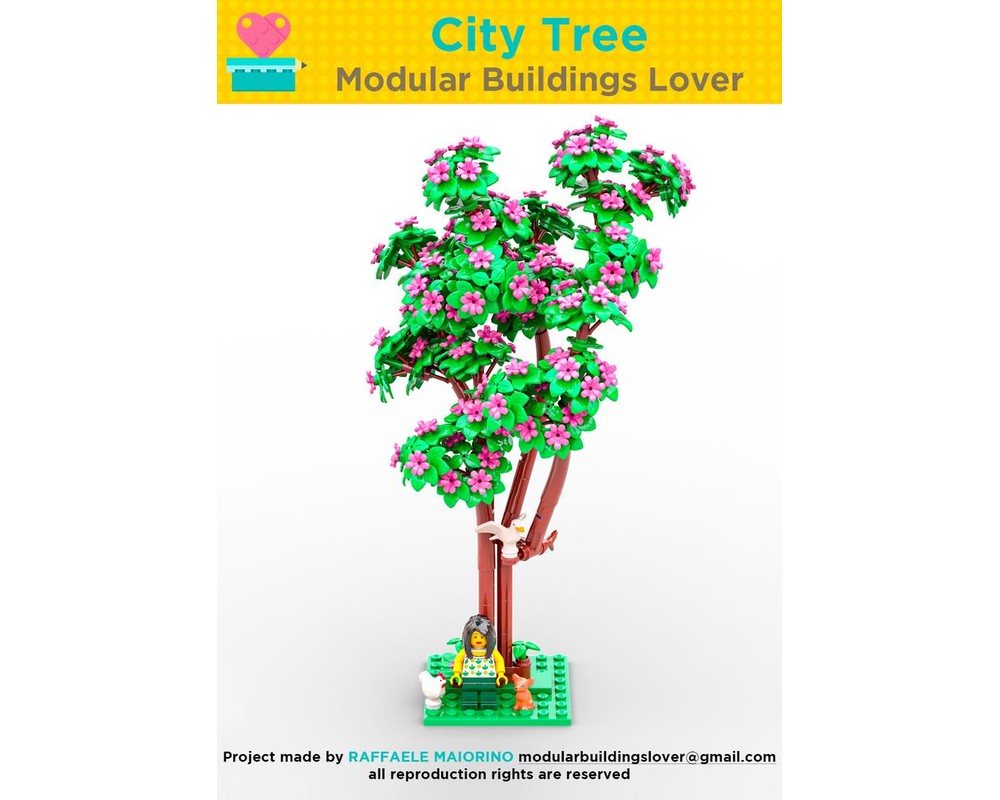 LEGO MOC MOC - Big City Tree by modularbuildingslover | Rebrickable ...