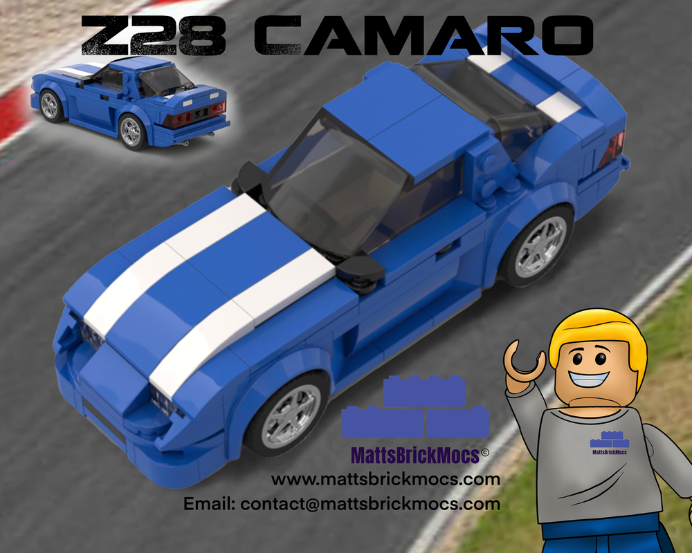 LEGO MOC-46920 Z28 CAMARO 6 stud (Speed Champions 2020) | Rebrickable ...