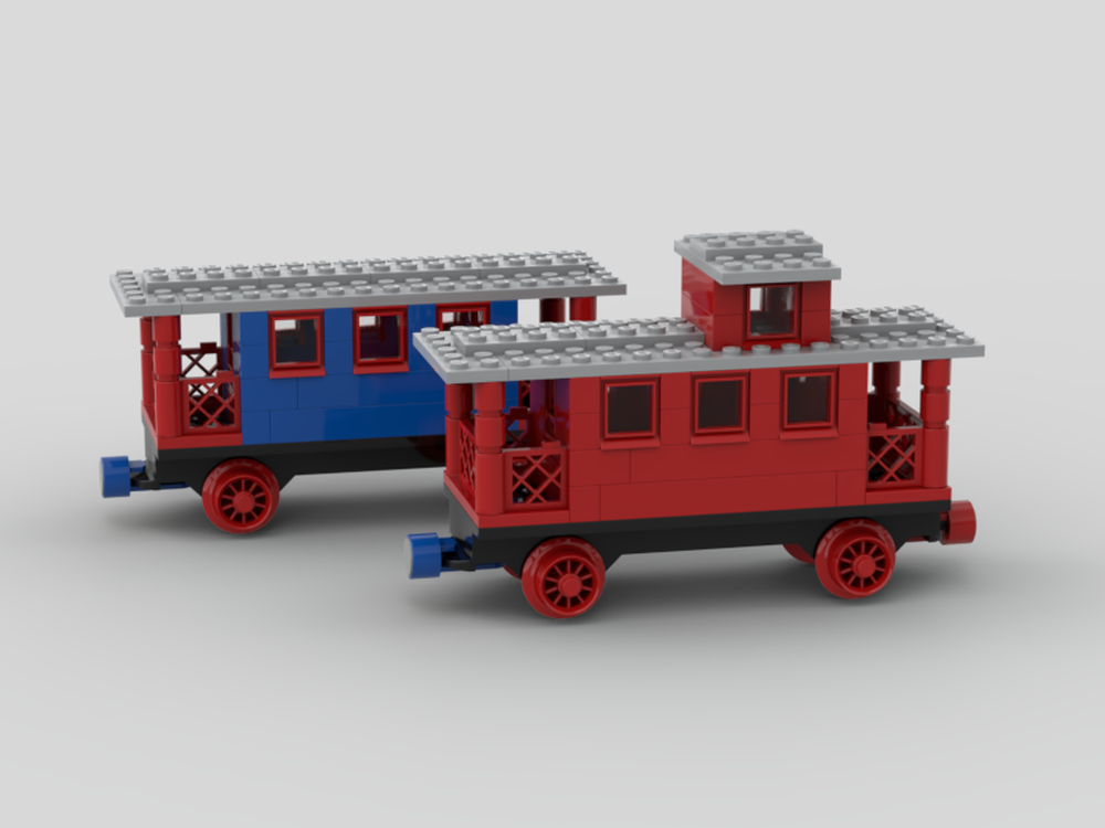 LEGO MOC 131 1 Caboose MOD By The Long Lego Liftarm Rebrickable