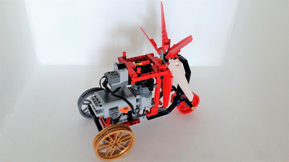 LEGO MOC Propeller Cart (Power Functions) by Theoderic | Rebrickable ...