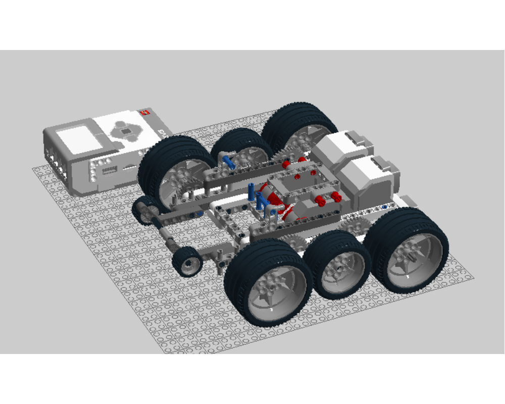 LEGO MOC Ev3 All Wheel Car by veneno221mph | Rebrickable - Build with LEGO