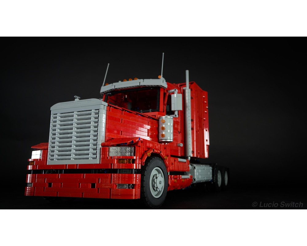 LEGO MOC US Semi Truck by Lucioswitch81 | Rebrickable - Build with LEGO