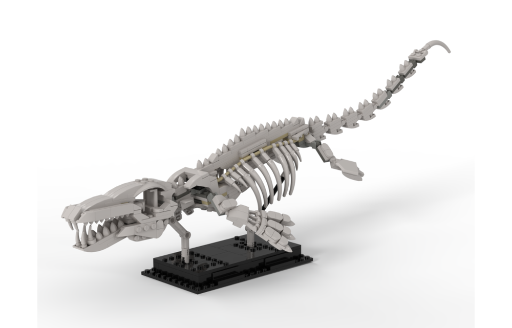 LEGO MOC Mosasaur skeleton - Lego Dinosaur Fossils by LaurensPosthuma ...