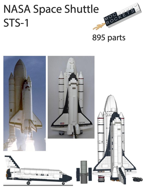 LEGO MOC NASA Space Shuttle STS-1 (Expedition scale) by MOCrockets ...