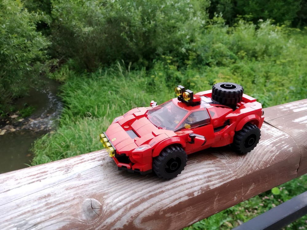 LEGO MOC Ferrari f8 tributo offroad edition by ananas | Rebrickable ...