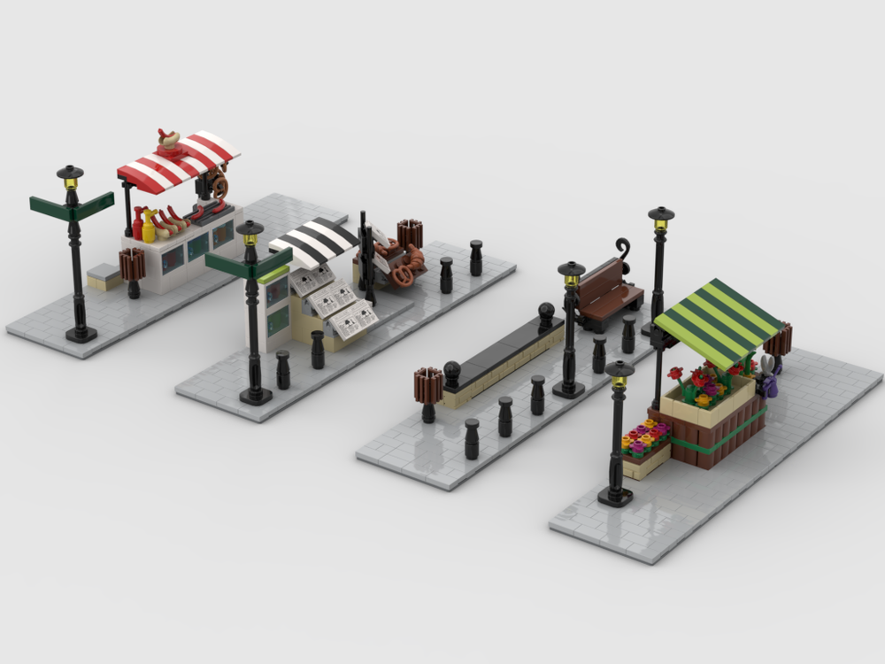 LEGO MOC Modular Corner Pack #2 - Turn every modular model into a ...