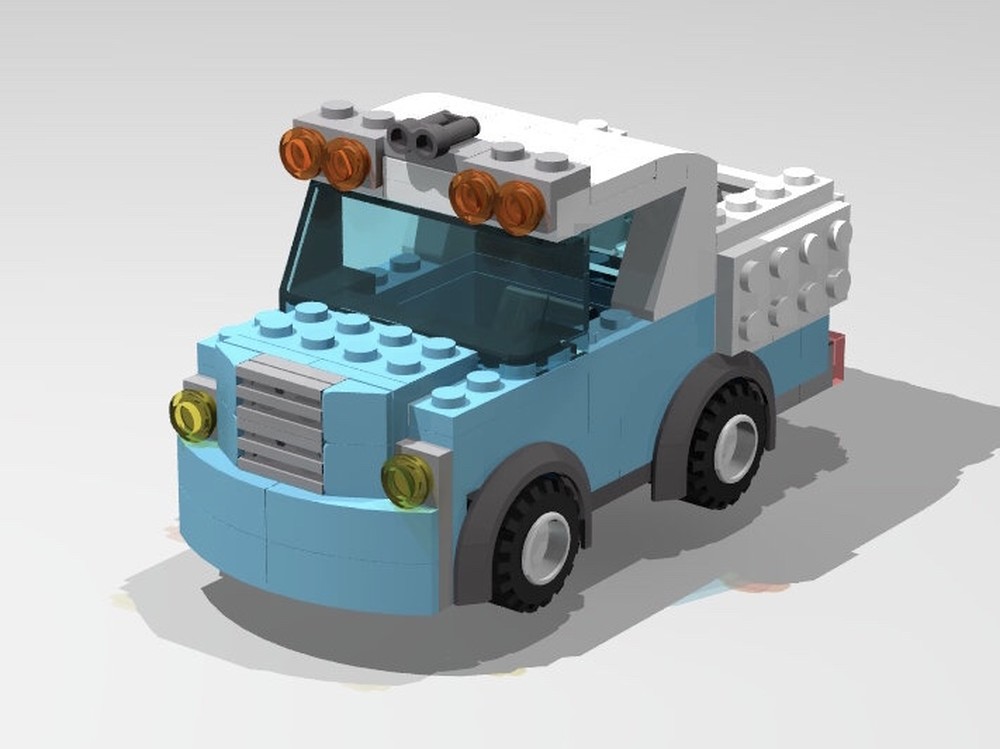LEGO MOC Simple Vintage Truck by Moe Brickman | Rebrickable - Build ...