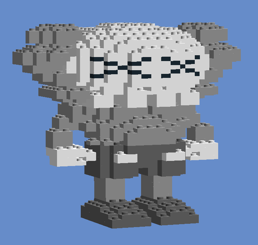 LEGO MOC Lego Kaws concept figure by DirkDebakker | Rebrickable - Build ...