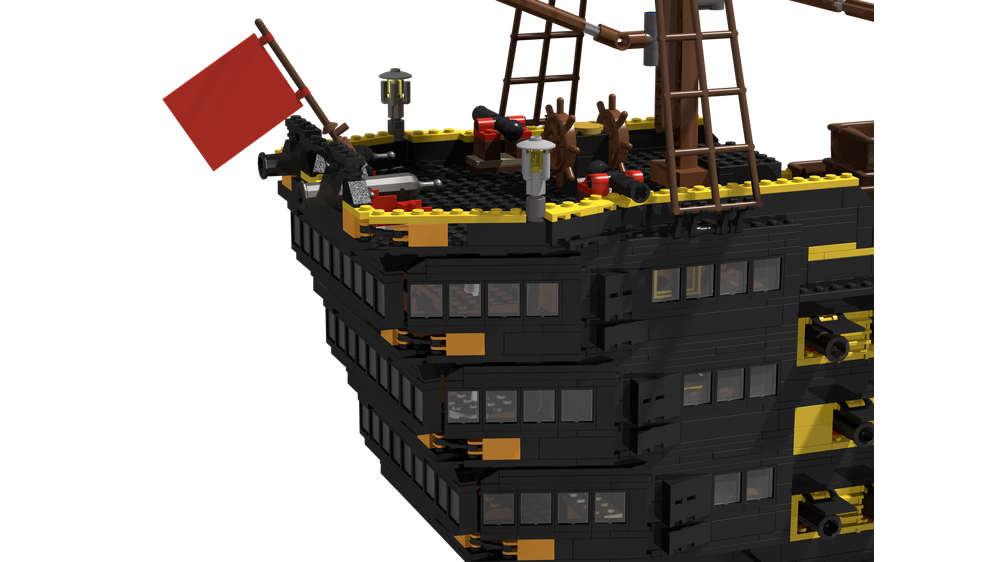 LEGO MOC Ship of the line 1st rate by LBBDE | Rebrickable - Build with LEGO