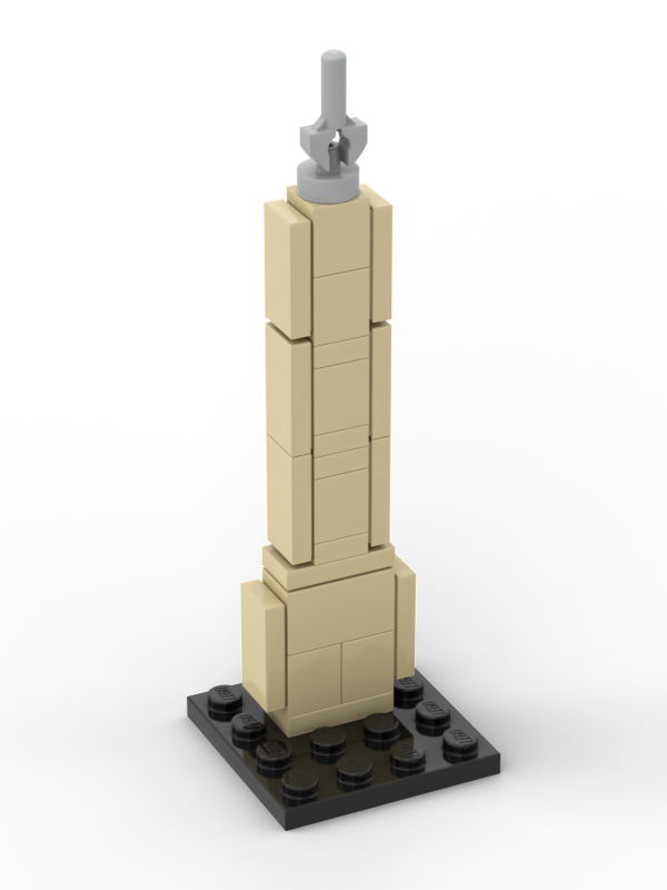 Lego Moc Nano Architecture Empire State Building By Spidertom89