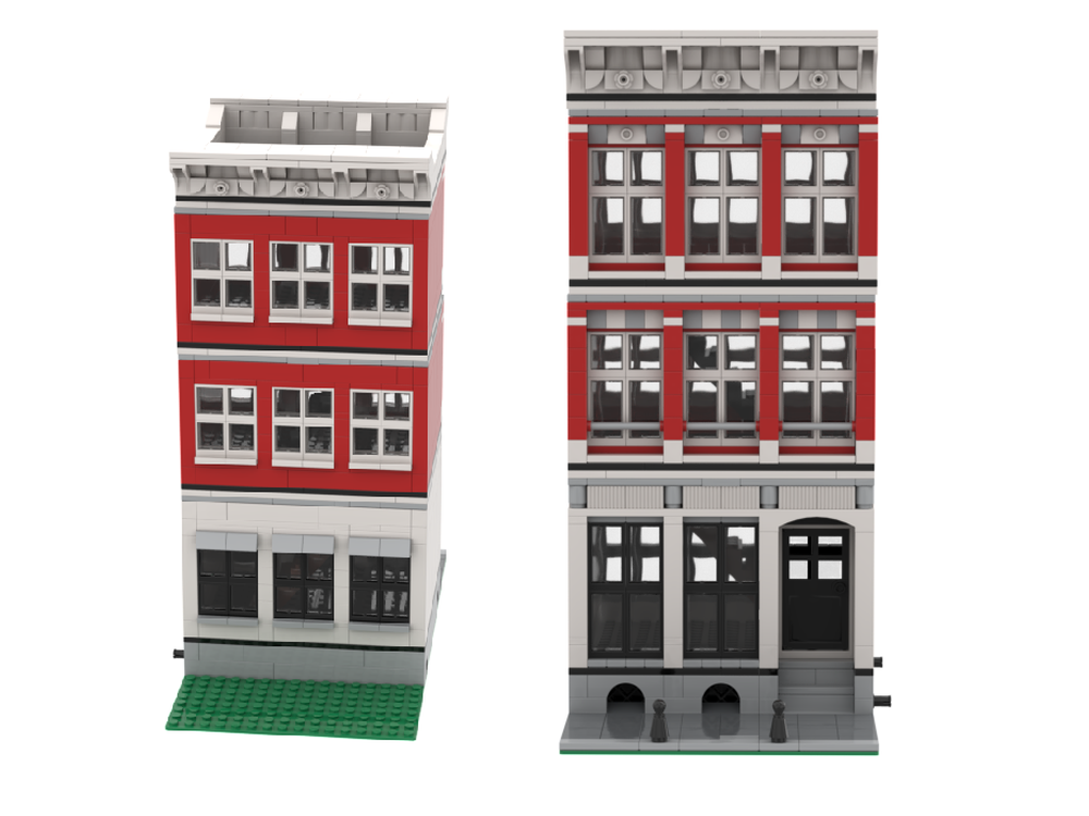 LEGO MOC Affordable Modular Building - Amsterdam Canal House Nr 2 by ...