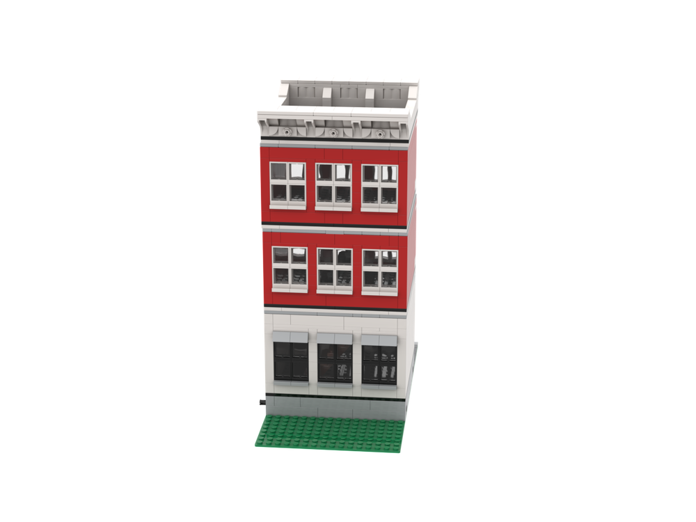 LEGO MOC Affordable Modular Building - Amsterdam Canal House Nr 2 by ...