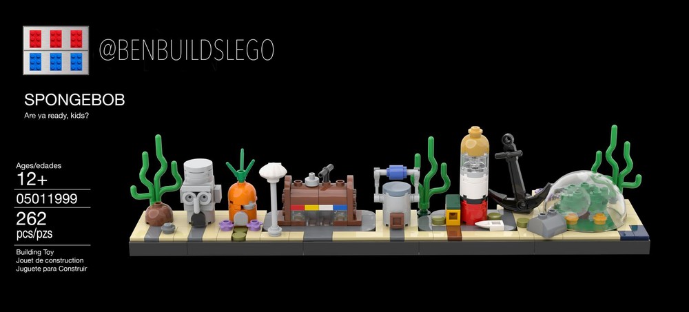 LEGO MOC SpongeBob skyline by benbuildslego | Rebrickable - Build with LEGO