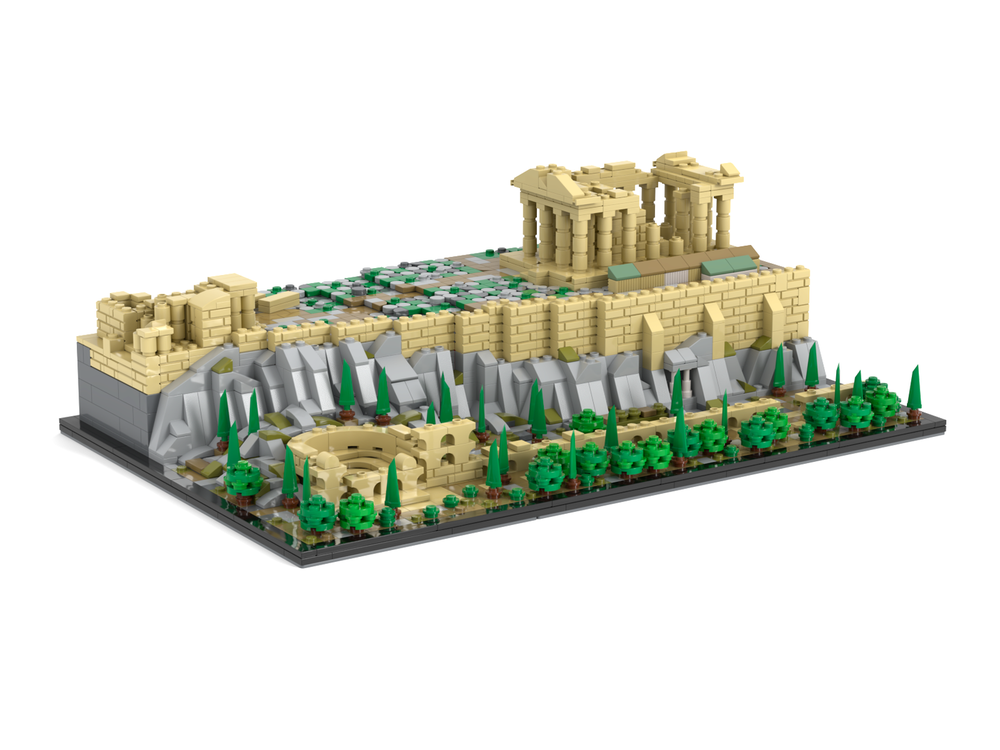 LEGO MOC Acropolis - Microscale by brickgloria | Rebrickable - Build ...
