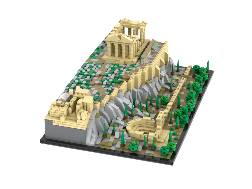 LEGO MOC Acropolis - Microscale by brickgloria | Rebrickable - Build ...