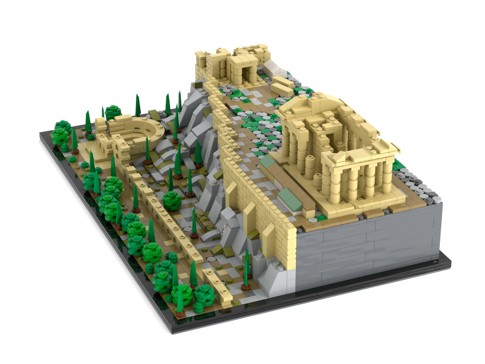 LEGO MOC Acropolis - Microscale by brickgloria | Rebrickable - Build ...