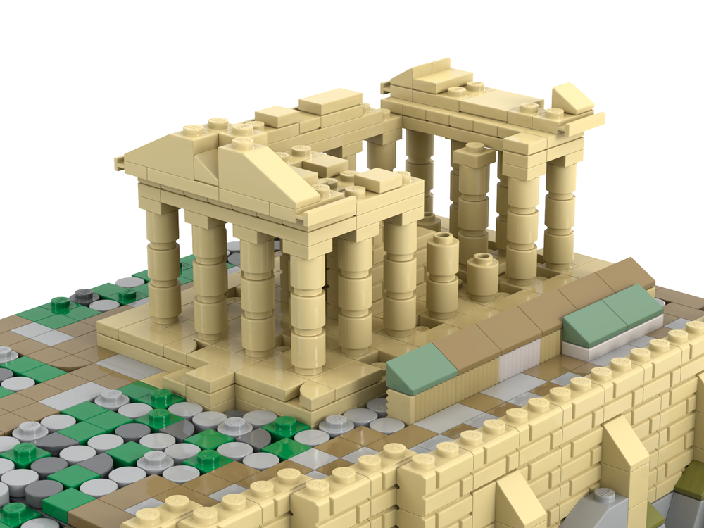 LEGO MOC Acropolis - Microscale by brickgloria | Rebrickable - Build ...